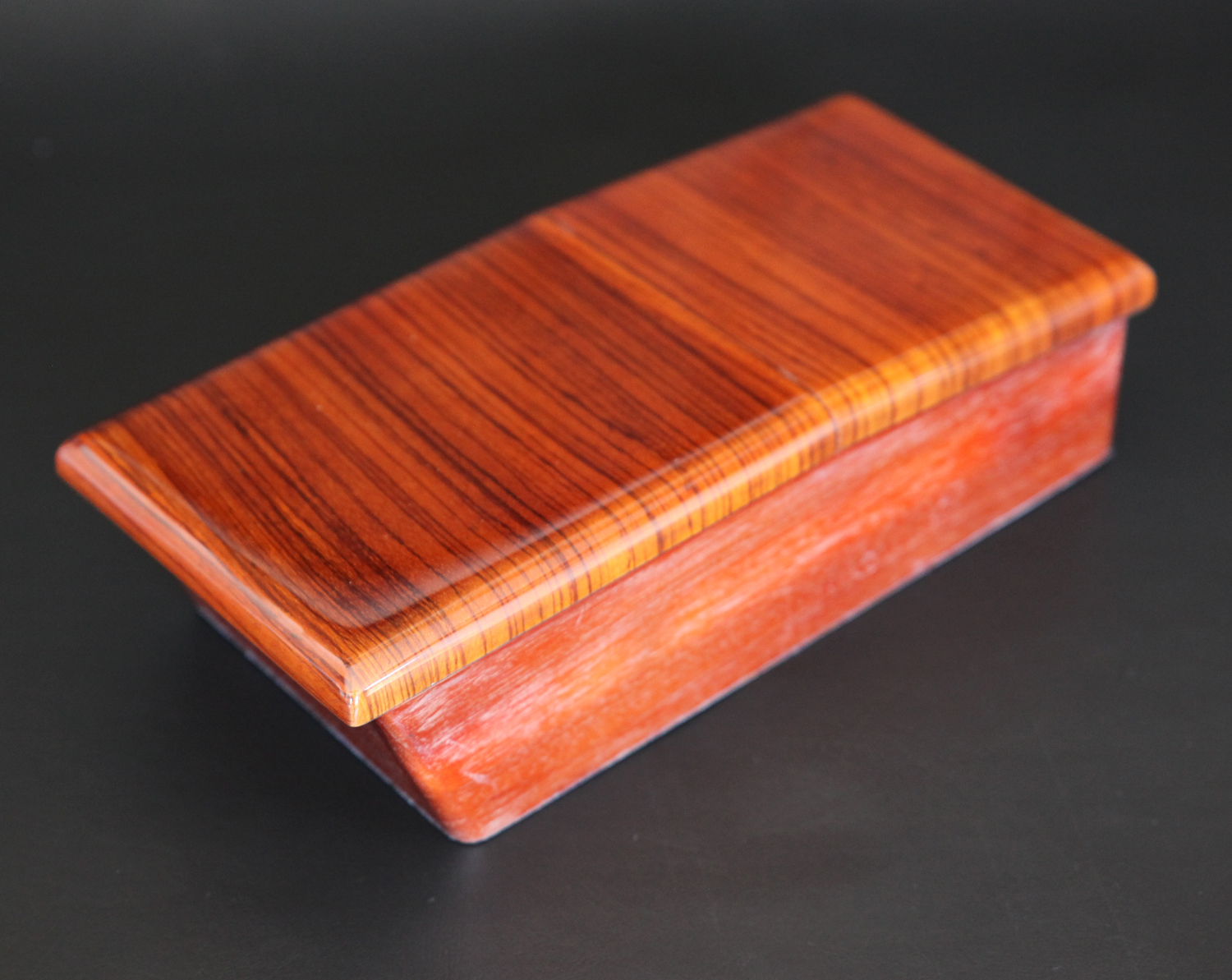 Wooden console box zebrano Mercedes SL SLC 107 - Motorform-Shop